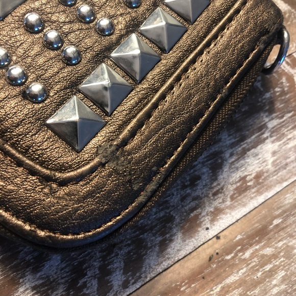 Accessories | Gold Studded Wallet | Poshmark